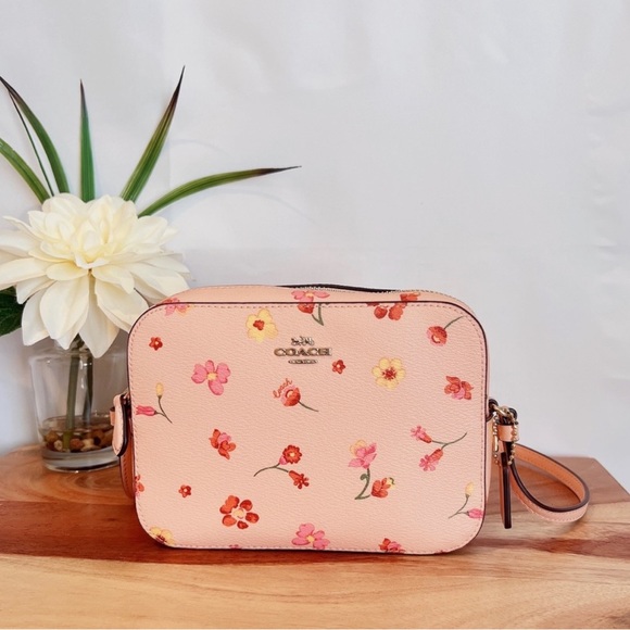 Coach | Bags | Nwt Coach Pink Mini Camera Bag With Mystical Floral ...
